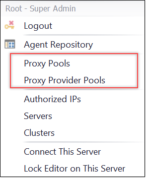 Proxy Pools