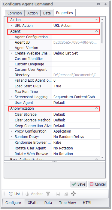 Sequentum Enterprise Command Reference